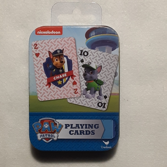 Nickelodeon | Toys | Paw Patrol Playing Cards Tin Box | Poshmark